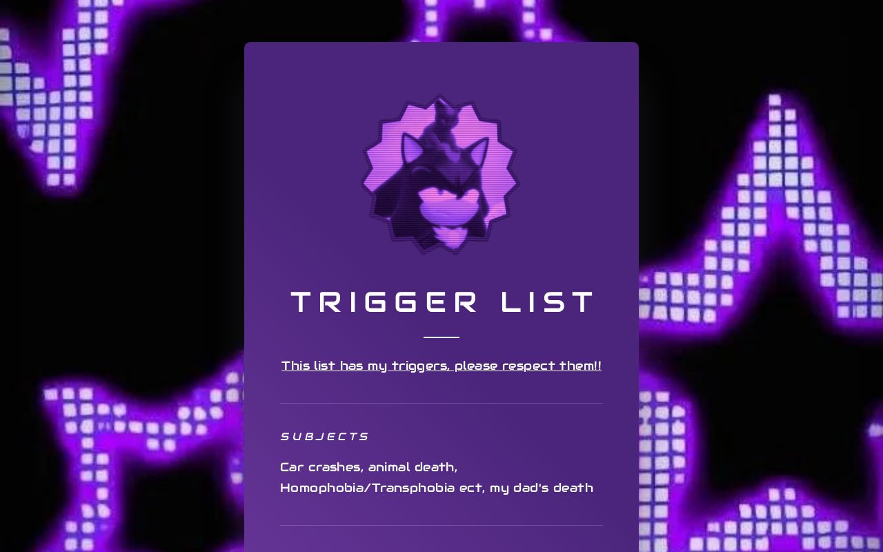 Triggers And Boundaries Card